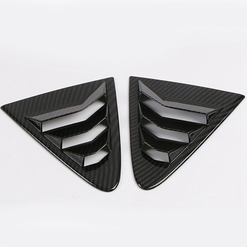 for Toyota Corolla 19 Carbon Fiber Rear Window Grille Shutters ...