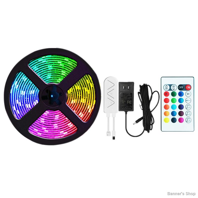 ไฟ LED 10M LED Strip Lights RGB Color Changing Waterproof LED Lights ...