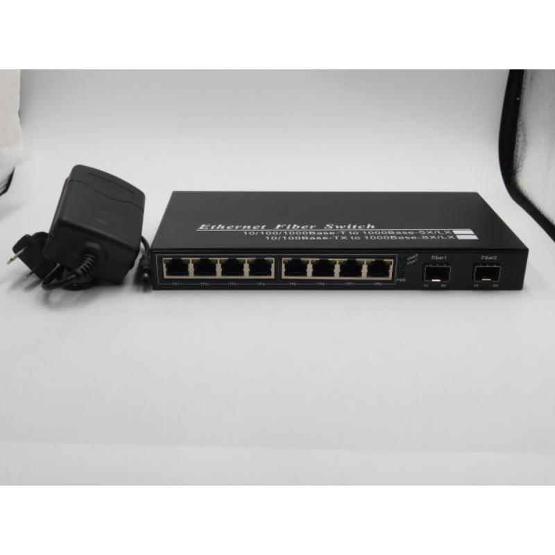 Gigabit 2 SFP Port 8 RJ45 Port Ethernet Fiber Switch 101001000 - dnui90 ...