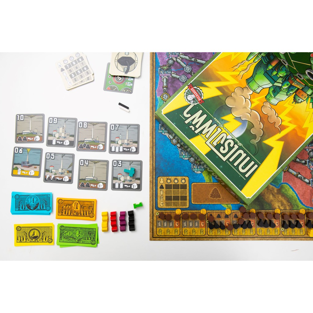 Siam Board Games เกมโรงไฟฟ้าRecharge (Power Grid Recharge - TH) (แถมฟรี ...