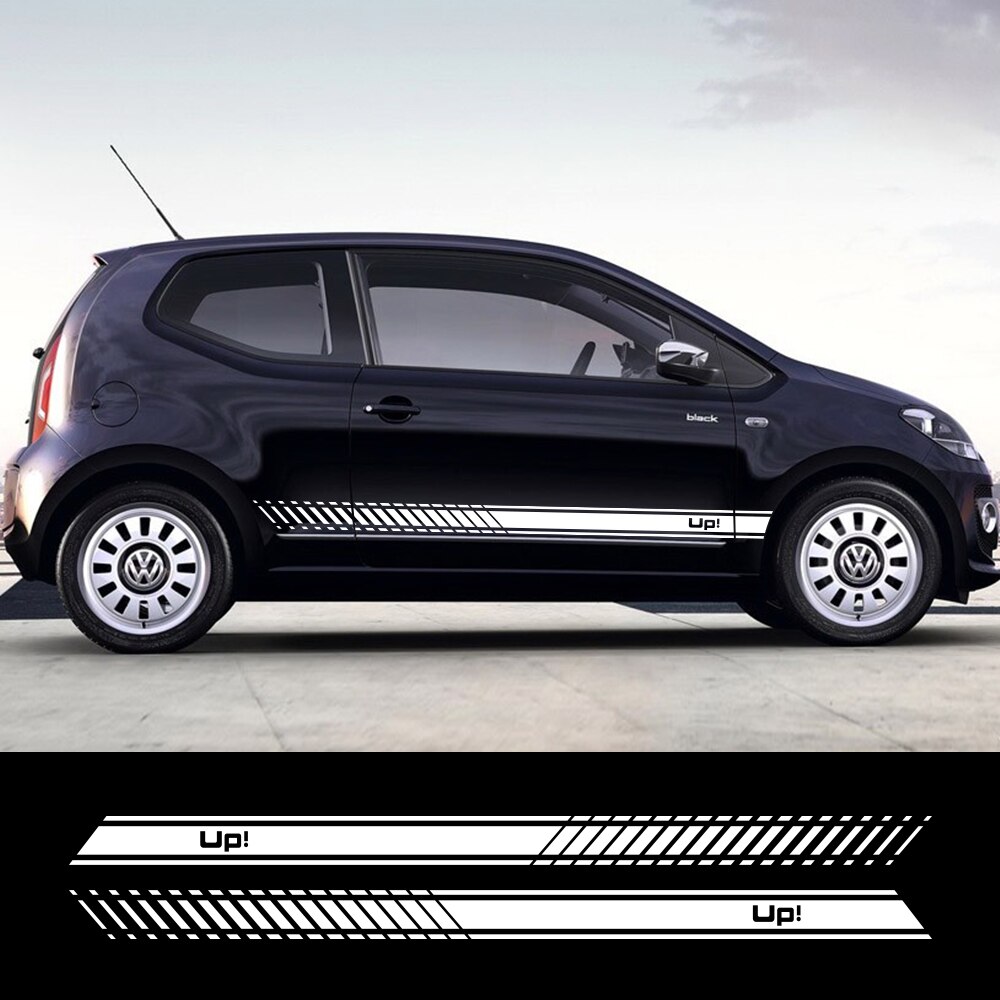 （In Stock）2PCS Vinyl Car Stickers Stylish Sport Automobiles Side ...