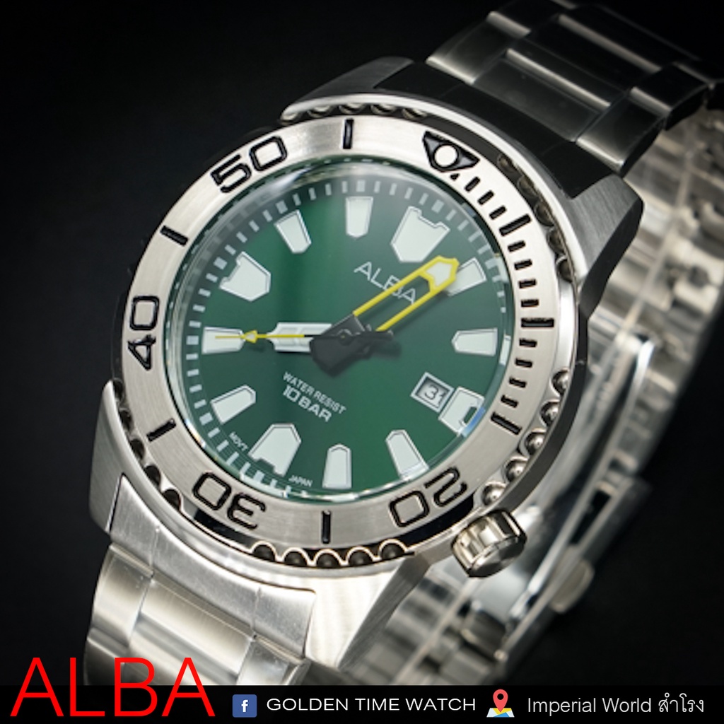 Alba Mini Monster นาฬิกาข้อมือผู้ชาย - golden_time_watch - ThaiPick
