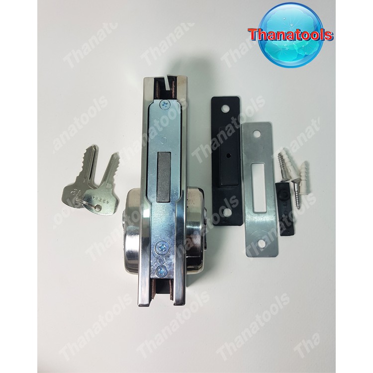 กุญแจล็อคประตูกับพื้น กุญแจล็อคประตูกระจก VVP FL50 - thanatools - ThaiPick