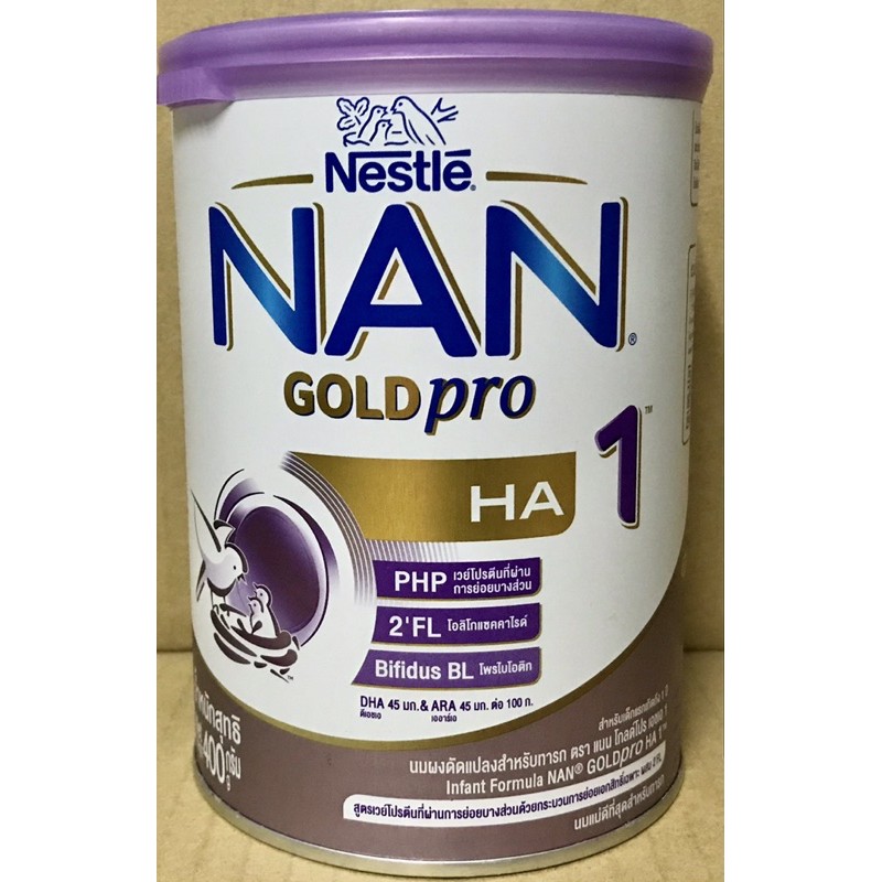 นมผง NAN HA1 Gold Pro 400 g x 6 กระป๋อง( HA 1 ) - rewatsu - ThaiPick