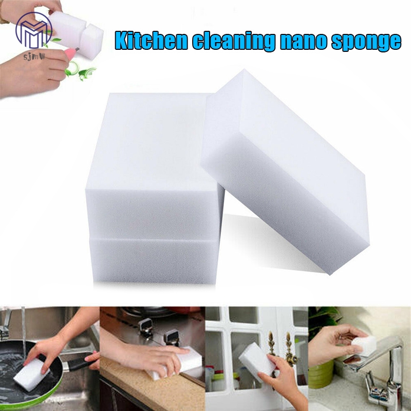 sjmw Cleaning Sponges Magic Compressed Sponge Kitchen Dishs Cleaning ...