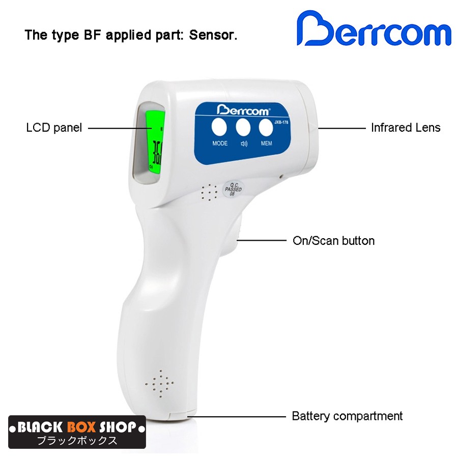 Berrcom Digital Thermometer เทอร์โมมิเตอร์ ปรอทวัดไข้เด็ก ที่วัดไข้เด็ก ...