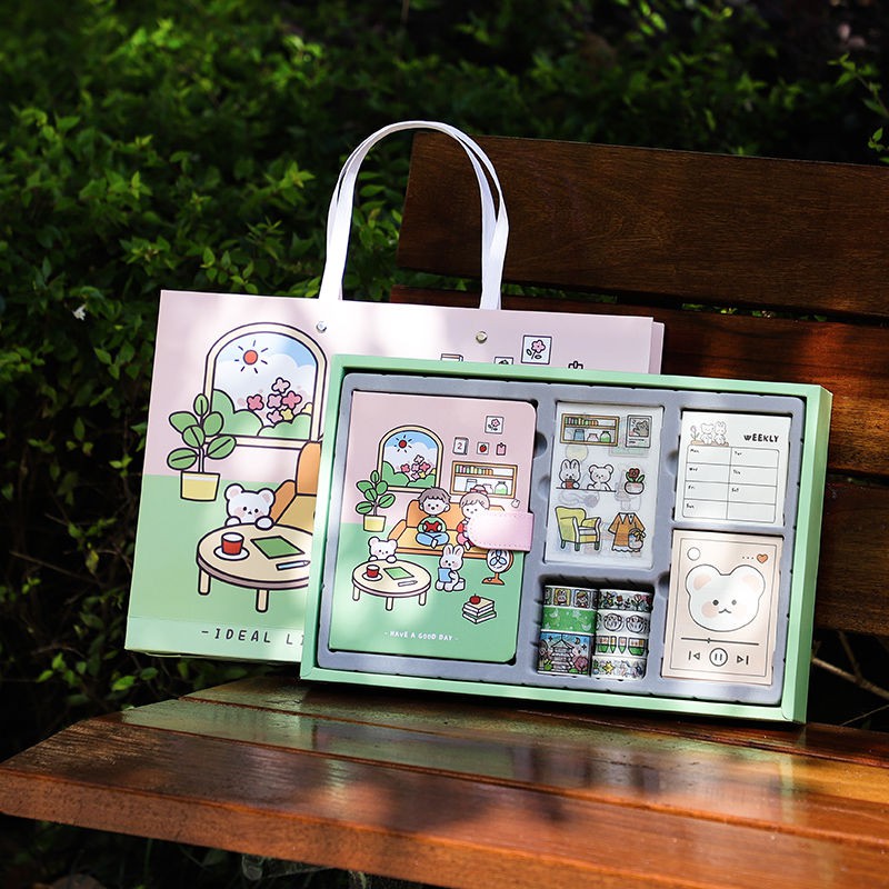 Student's handbook diaryCute Korean Style Journal Book Set Girly ...