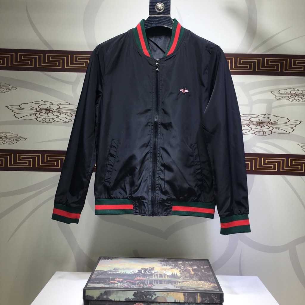 Original 2020 Latest Gucci Men's Black Jackets Size: M-4XL 164075 ...