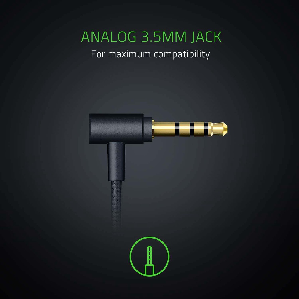 หูฟัง Razer Hammer Head Duo หูฟังพร้อมไมโครโฟนสําหรับเล่นเกม 3.5 มม. ...