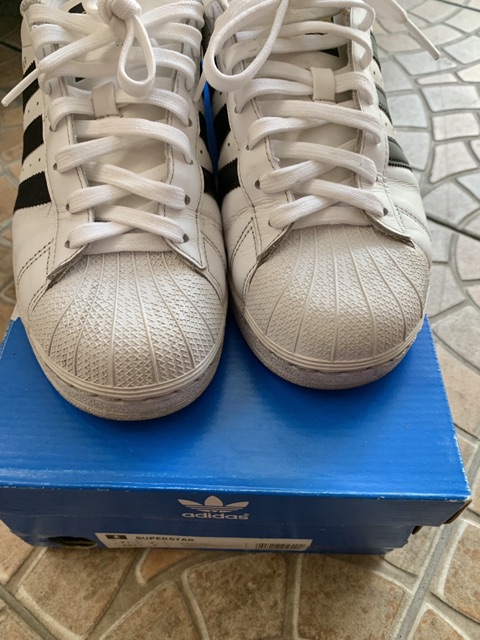 Adidas superstar ป้ายทอง us7.5 uk7 ยาว25ซม สภาพดี พร้อมกล่อง - mingkwan.julcharoen - ThaiPick