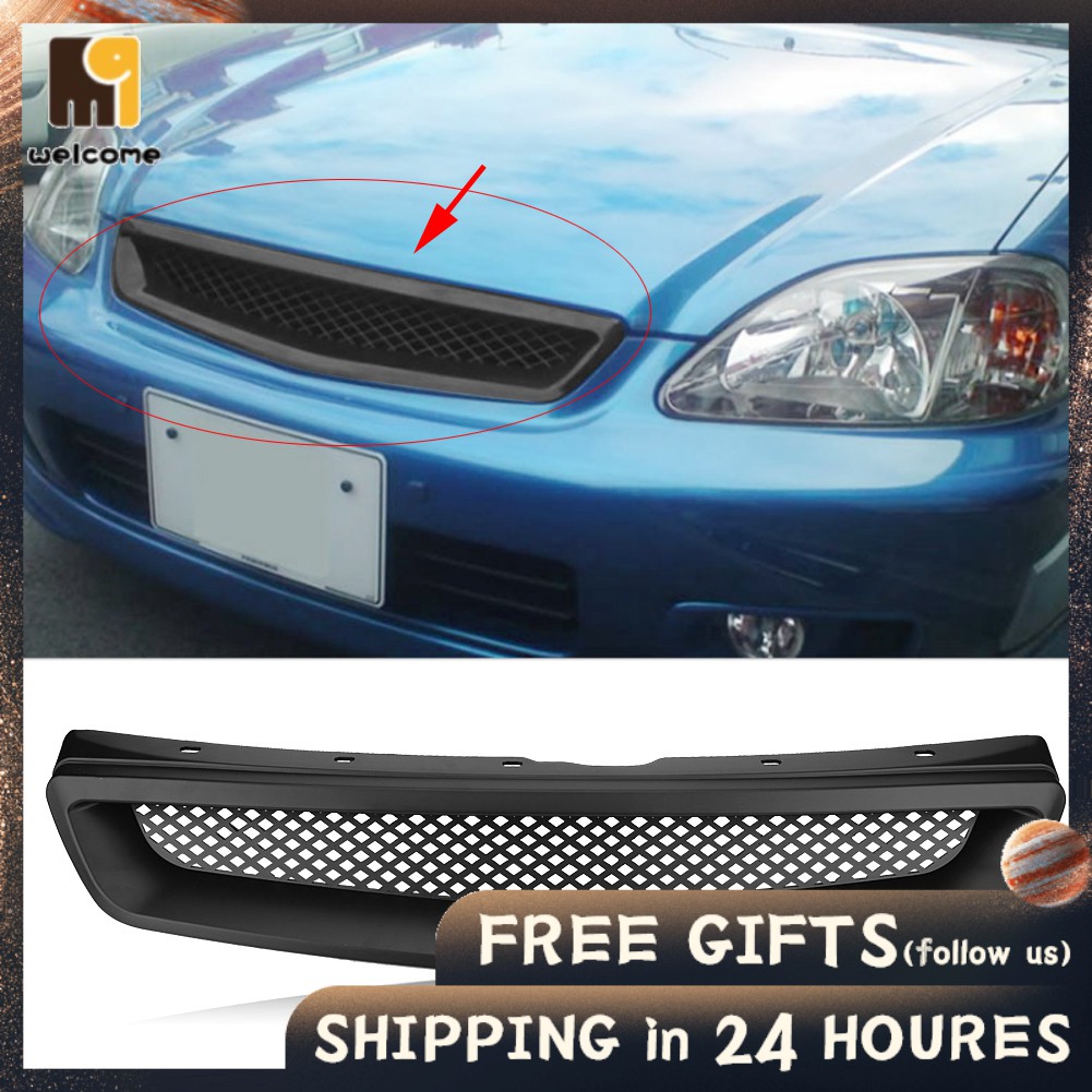 [READY STOCK] ABS Front Hood Mesh Bumper Grille for Honda Civic Type R ...