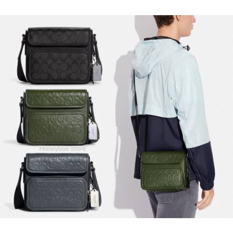 COACH SULLIVAN FLAP CROSSBODY IN SIGNATURE | Shopee Thailand