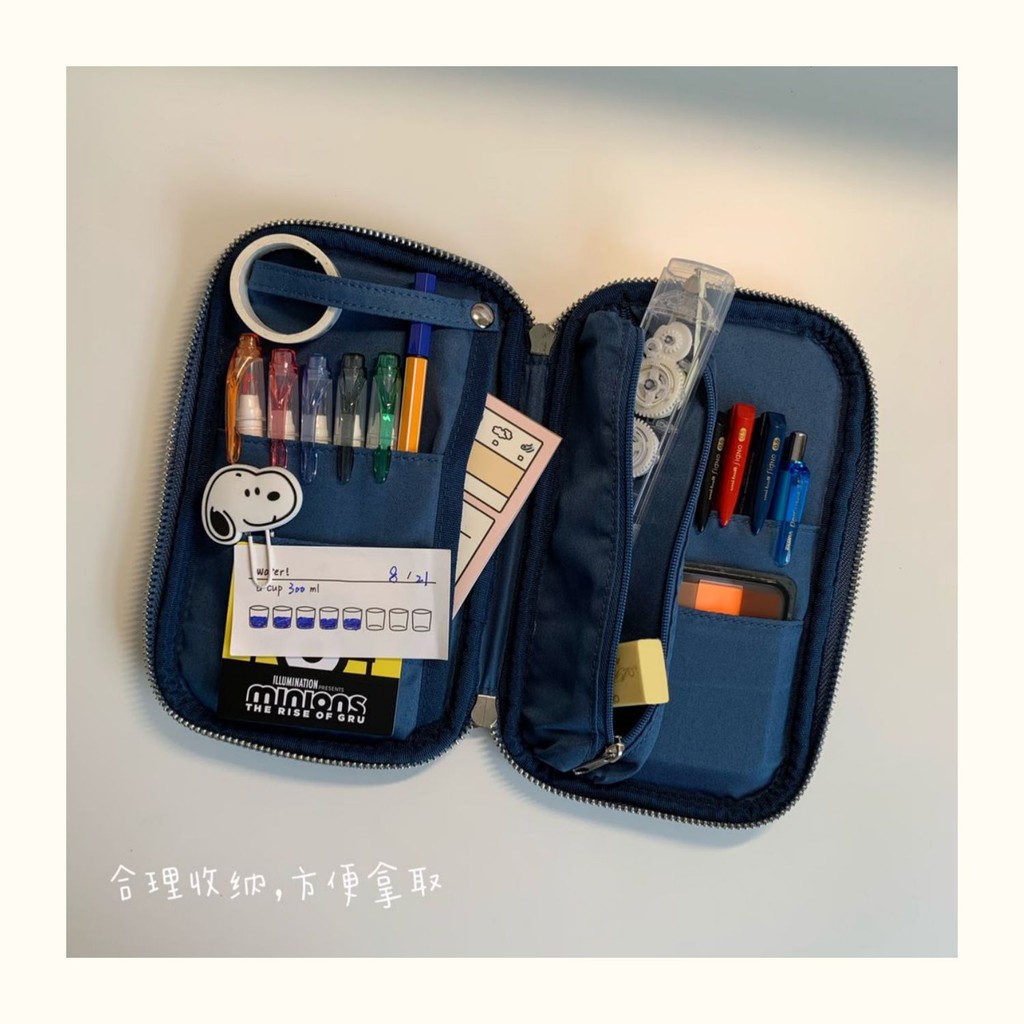 Kokuyo กระเป๋าผ้าใบความจุขนาดใหญ่ pan case - cuteth.th - ThaiPick