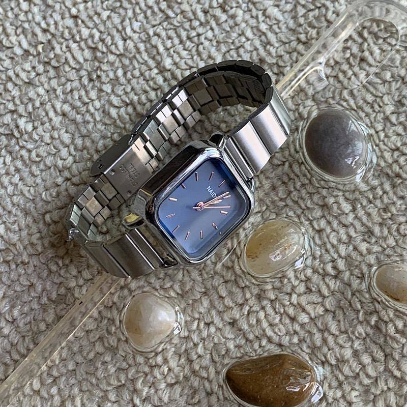 SENSES Small Square Watch Light Luxury Advanced Watch Simple Graceful ...