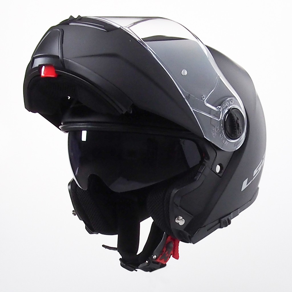 LS2 FF325 Motorcycle Helmet Modular Dual Lens Flip up Helmets Motorbike ...