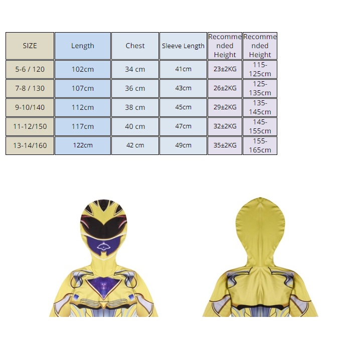 Boys Cosplay Jumpsuits Halloween Costumes Extraordinary Power Mecha ...