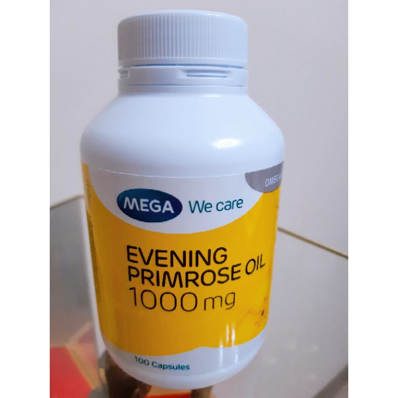Mega We Care Evening Primrose Oil 1000mg 100เม็ด อาหารเสริมผู้หญิง อีฟ ...
