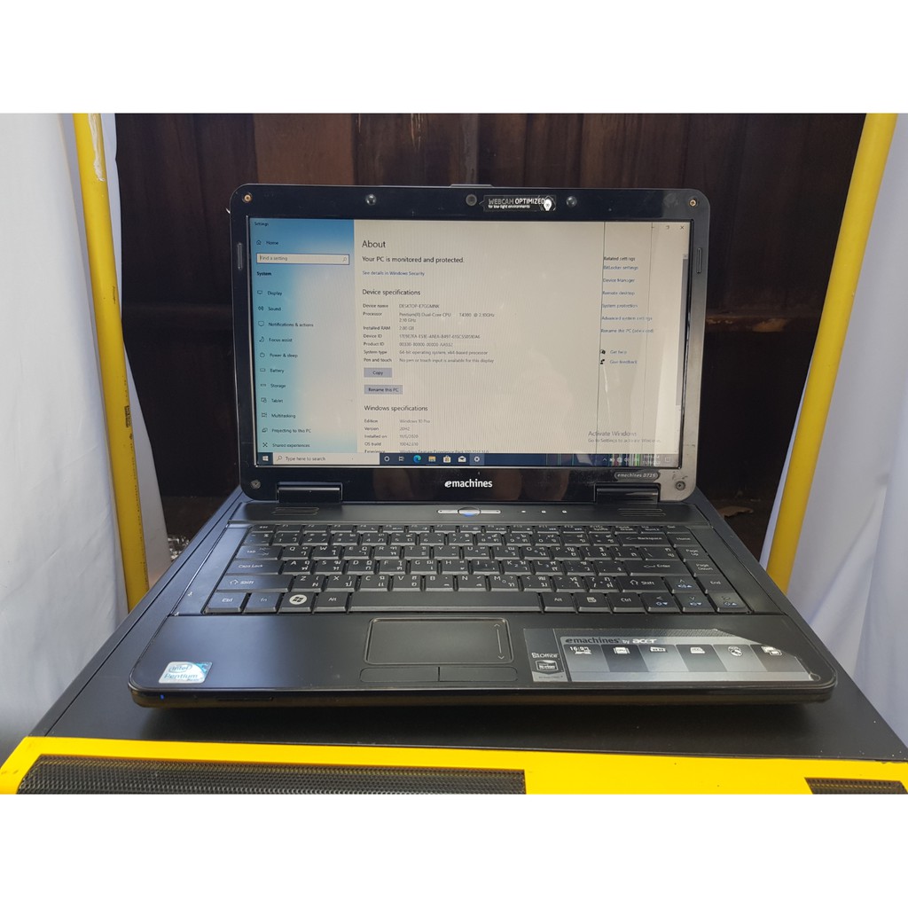 โน๊ตบุ๊ค acer eMachine D725 งานช่าง | Shopee Thailand