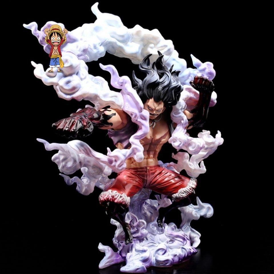 ☄One Piece Luffy gear 4 Snake Man Figure Haki Statue - สูง 23cm - aol4d ...