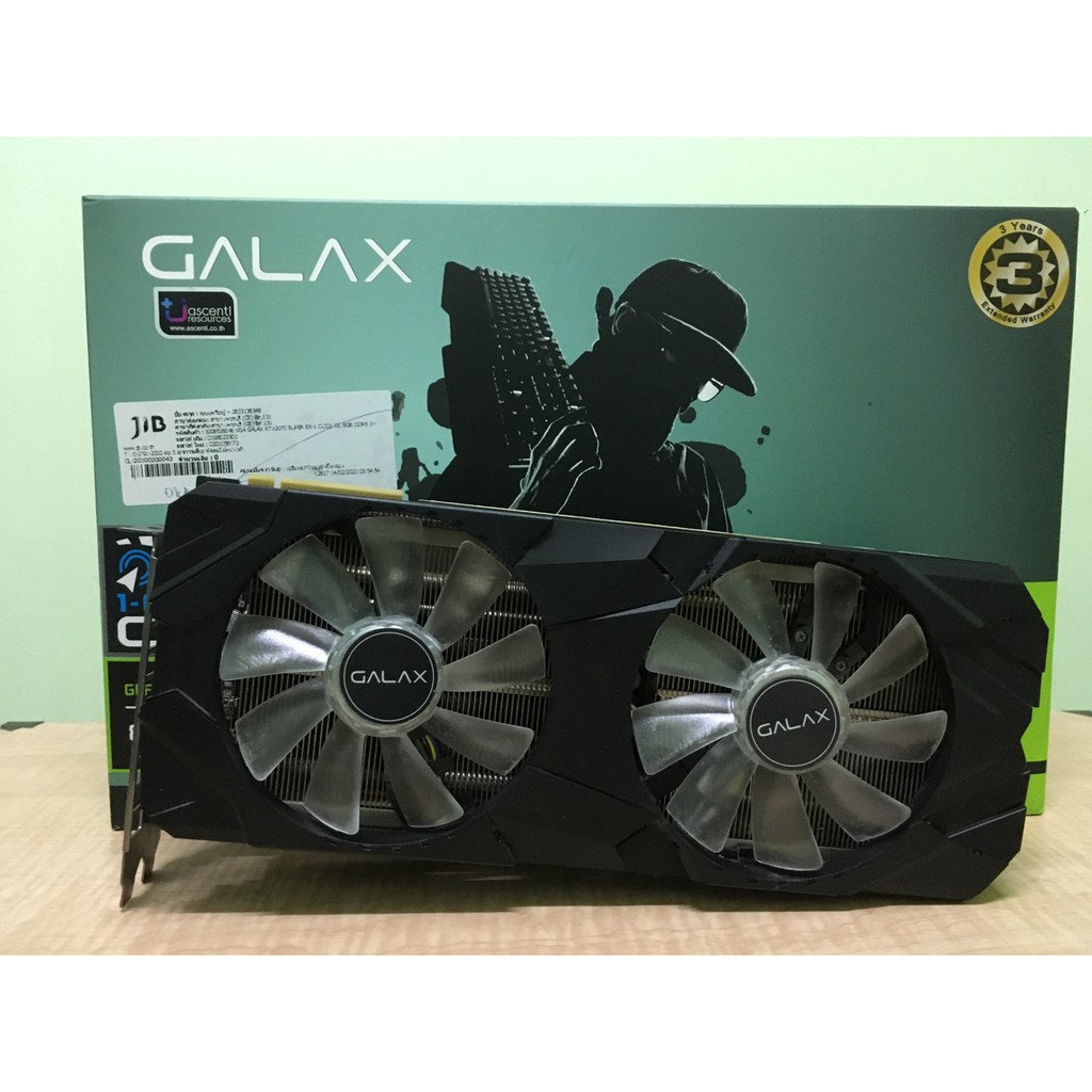 RTX 2070 Super GALAX EX OC 8GB DDR6 การ์ดจอมือสองใช้เอง | Shopee Thailand