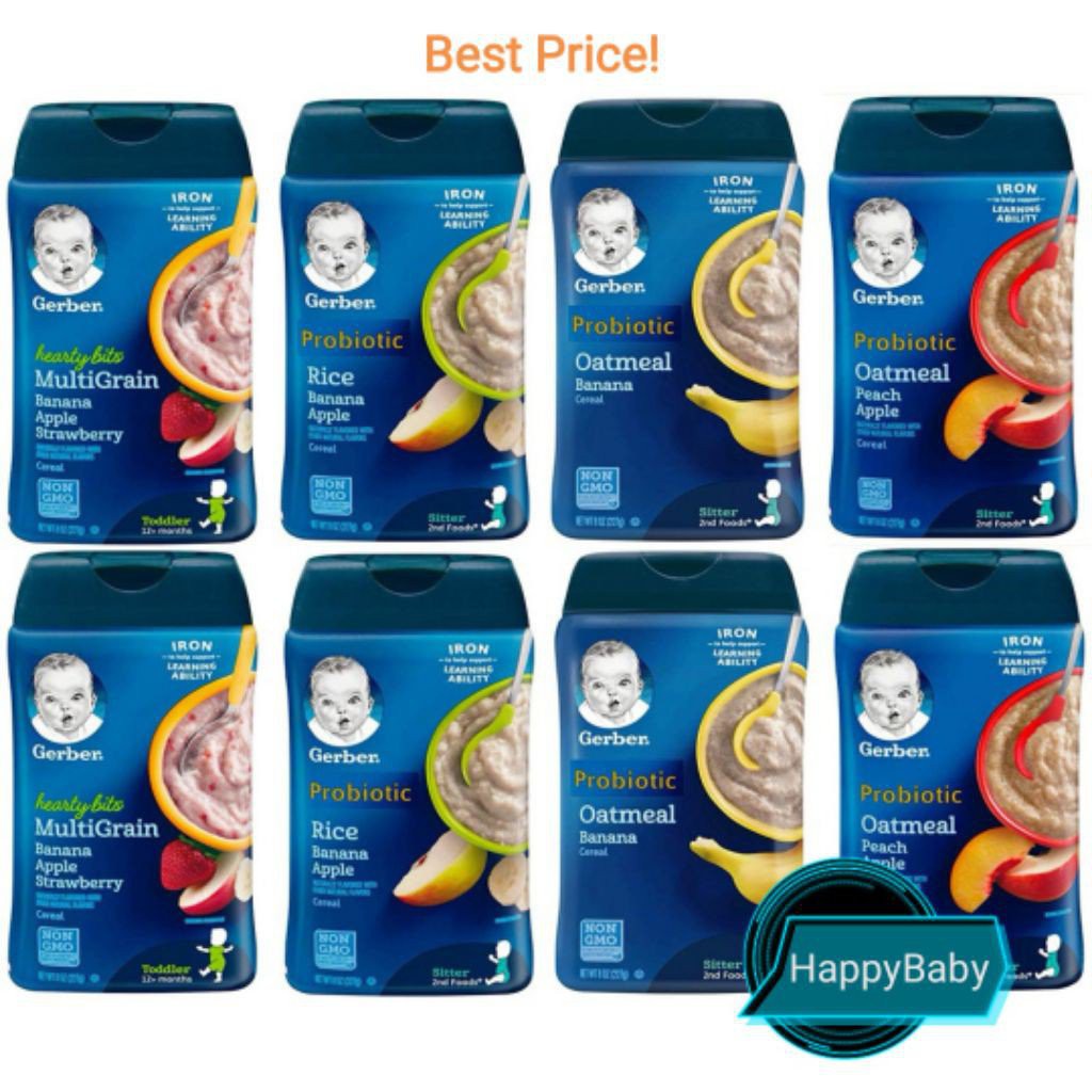 WholeSale Gerber Baby Cereal - Single Grain/Multigrain/Oatmeal/Whole ...
