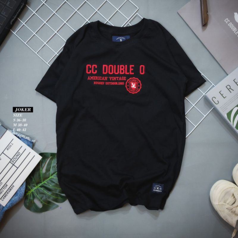 เสื้อยืดแขนสั้น CCOO งานปัก-งานป้ายห้อย Cotton 100 ( SMLXL ) No.44 - small.room - ThaiPick