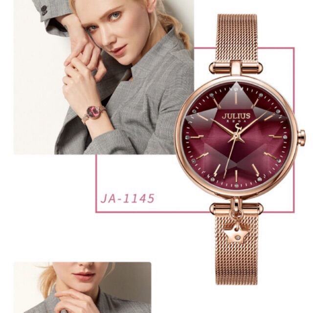 Julius⌚️เเบรนด์นำเข้าจากเกาหลี????????????%ja-1145ลด40-45%ราคาดีเเบบ ...