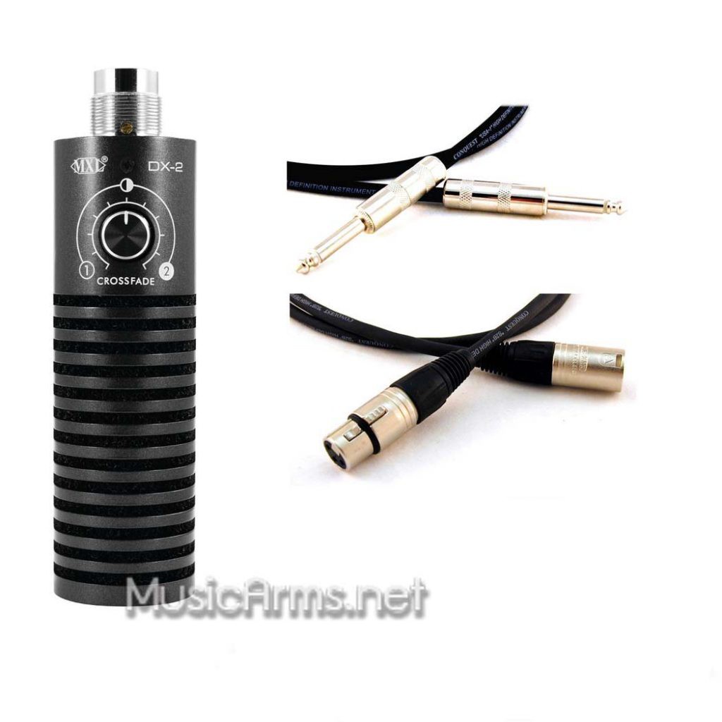 MXL DX-2 Dual Capsule Variable Dynamic ไมโครโฟน ไมค์ไดนามิค DX2 ประกัน ...