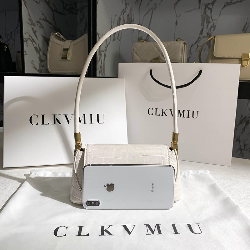 Small ck mini ฝรั่งเศสลายจระเข้ใต้วงแขนกระเป๋ากระเป๋าหญิง 2020 ใหม่ ...