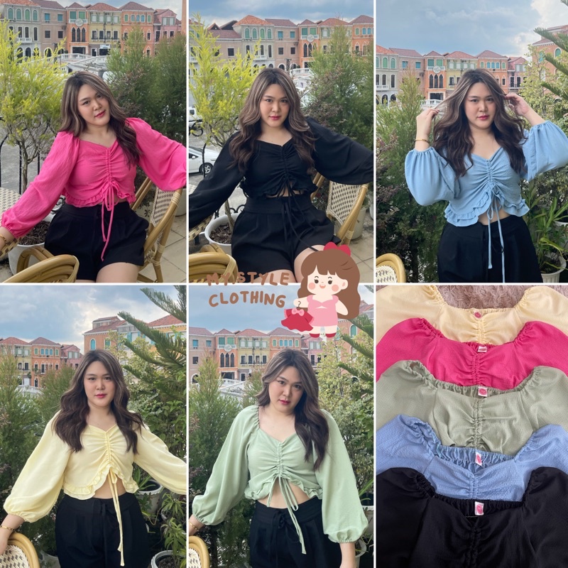 เสื้อครอป รูดอก CANDY CROP My.styleclothing - my.styleclothing - ThaiPick