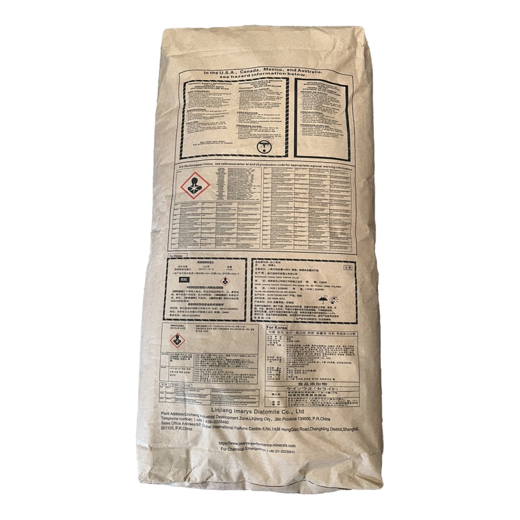 ผงกรองผ้า ไดอะตอมไมท์ DE (ดินเบา) ตรา Celite บรรจุ 20 กก. รบกวนสั่งทีละ ...