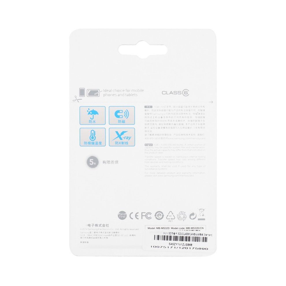 SAMSUNG การ์ดหน่วยความจํา T - Flash Memory Card 32 Gb Class10 80Mb S ...