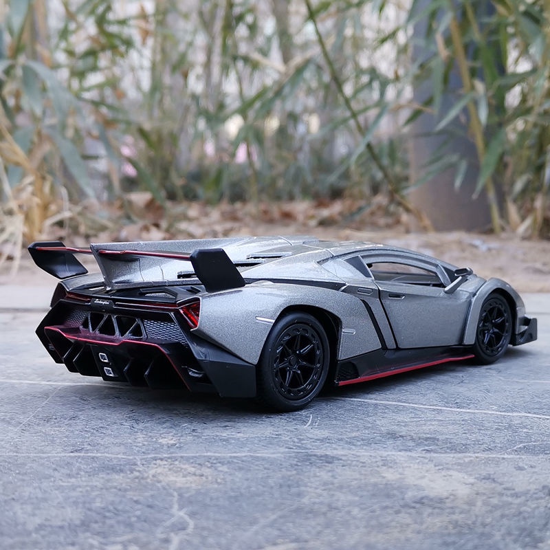Genuine 124 Lamborghini poison metal toy car simulation alloy model ...