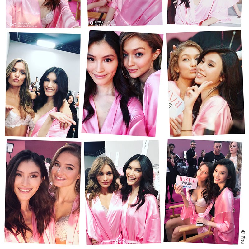 ชุดคลุม เสื้อคลุม สไตล์ Victorias Secret 2020 เซ็กซี่ขี้เล่น ผ้าซาตินพ ...
