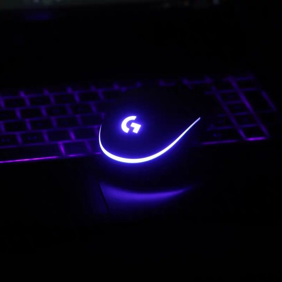 logitech mouse (ของแท้) เมาส์สำหรับเล่นเกม Logitech G102 Lightsync ...