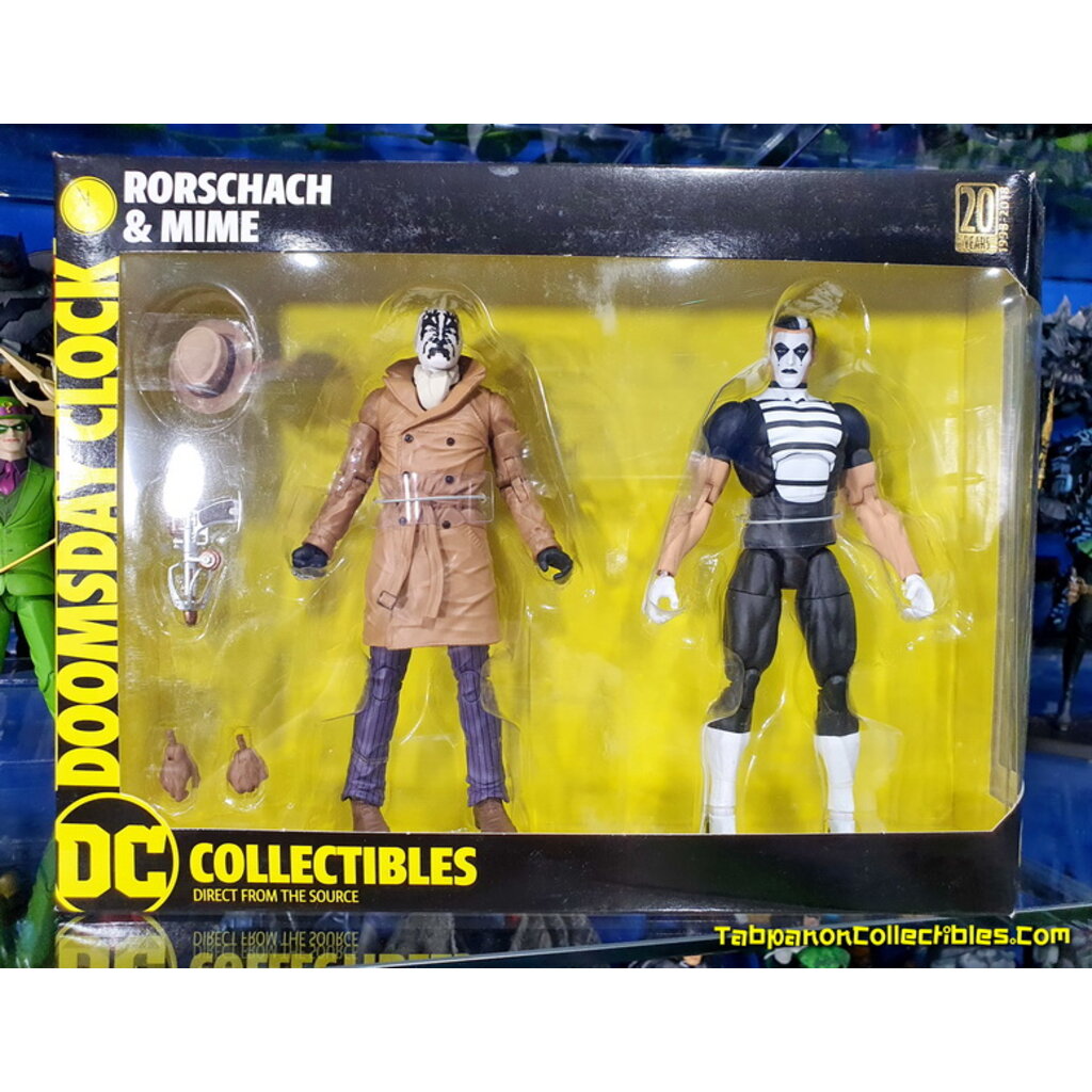 [2018.11] DC Direct Watchmen Doomsday Clock Rorschach & Mime 7-Inch ...