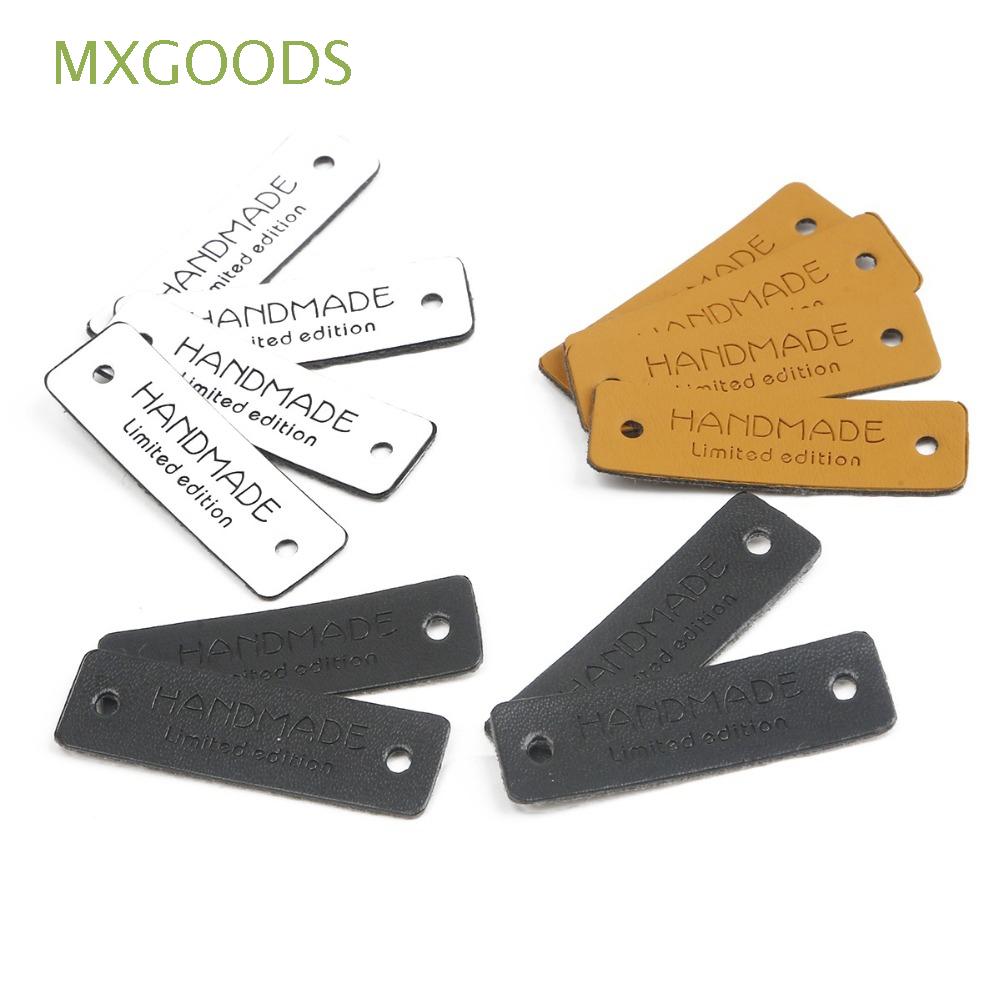 Mxgoods ป้ายชื่อหนัง Pu หลากสี 12 / 24 ชิ้น - mxgoods.th - ThaiPick