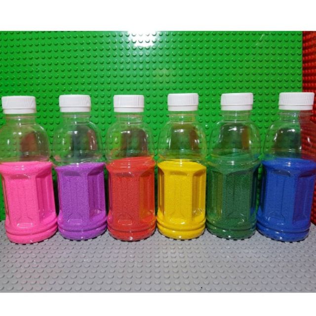 ทรายสี สำหรับ สติ๊กเกอร์ทราย 250 กรัม งานศิลปะ - Color sand for sand ...