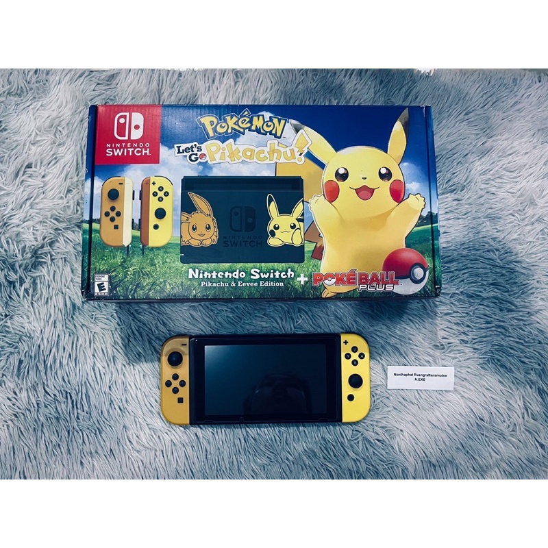 สินค้าหายาก Nintendo Switch Pokemon Lets Go Pikachu - n.exe.gaming ...