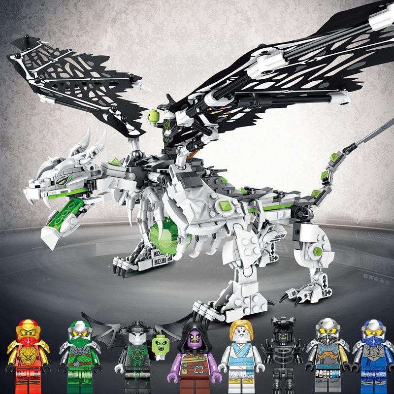 ของเล่นใช้งานร่วมกับ Lego Phantom Ninja series Dragon Dragon Skeleton ...