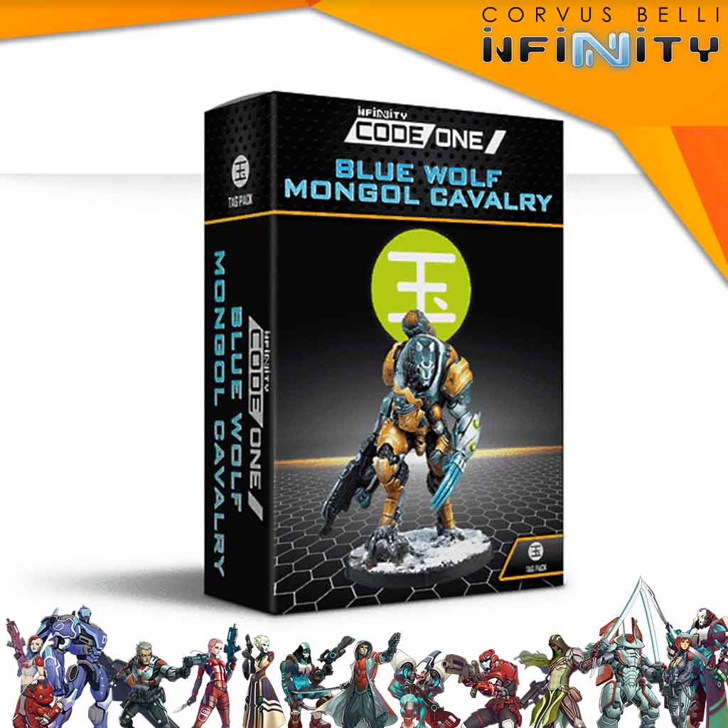 Blue Wolf Mongol Cavalry (TAG) Infinity the game (wargame) - analog_boardgame - ThaiPick