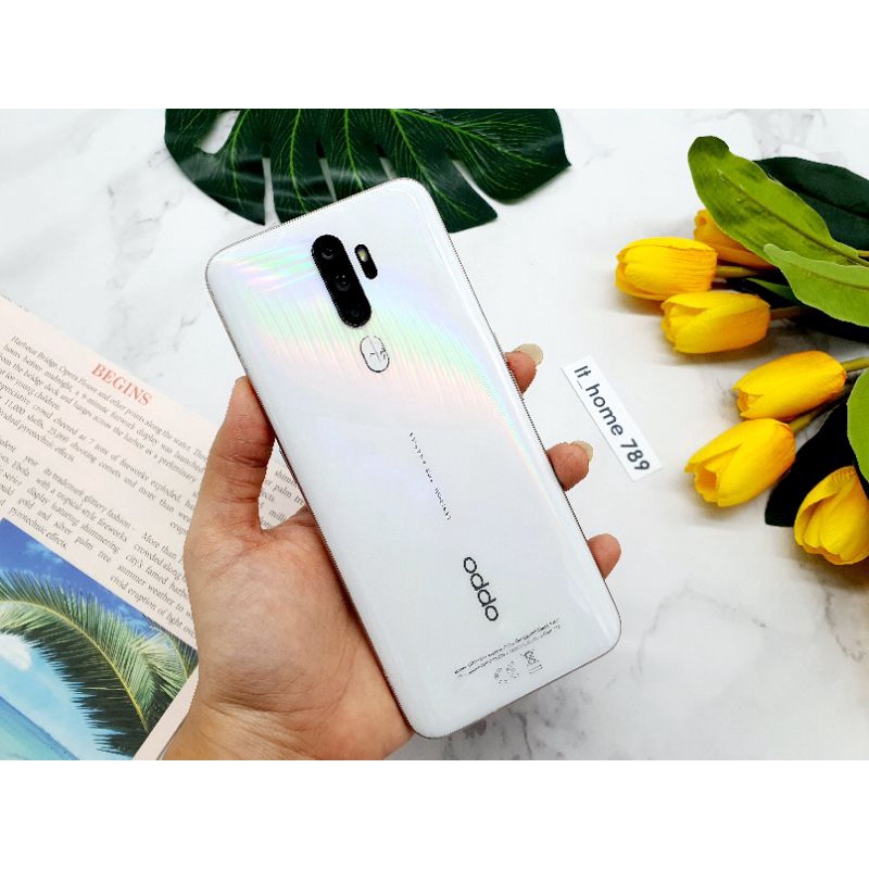 OPPO A5 2020สีขาว แรม3 รอม 64 gb Cpu snapdragon 665 สแกนนิ้ว สแกนใบหน้า ...