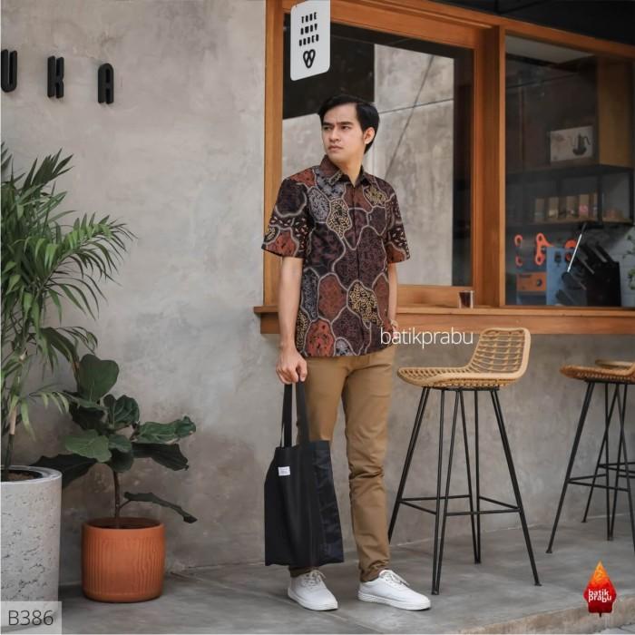 ผ้าบาติก สําหรับผู้ชาย เสื้อเชิ้ต ผ้าฝ้าย ผ้าบาติก ทรงตรง ลาย Stoneraden B386 - elasorean1s.th ...