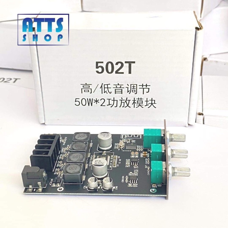 Zk - 502 T แอมป์จิ๋ว บลูทูธ5.0กำลังขับ50w+50w - atts44_shop - ThaiPick