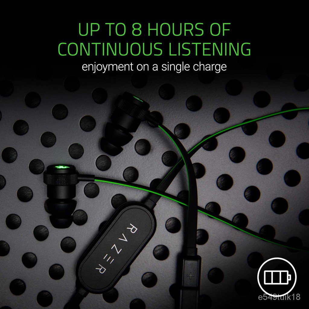 Spot quick deliveryRazer Hammerhead BT Bluetooth Earphones Built-In Mic ...