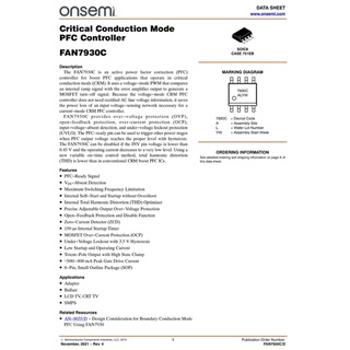 FAN7930C SOP8 FAN7930 7930C Critical Conduction Mode PFC Controller ...