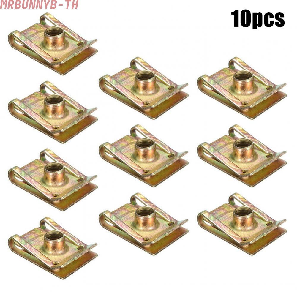 10x M6 6mm Sportbike Fairing Spire Speed Clips ClampFastener Screw Nuts ...