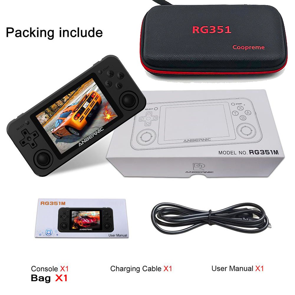 RG351M Wifi for S1 Retro GAME Console 128G 10000 Games Ugrade Version ...