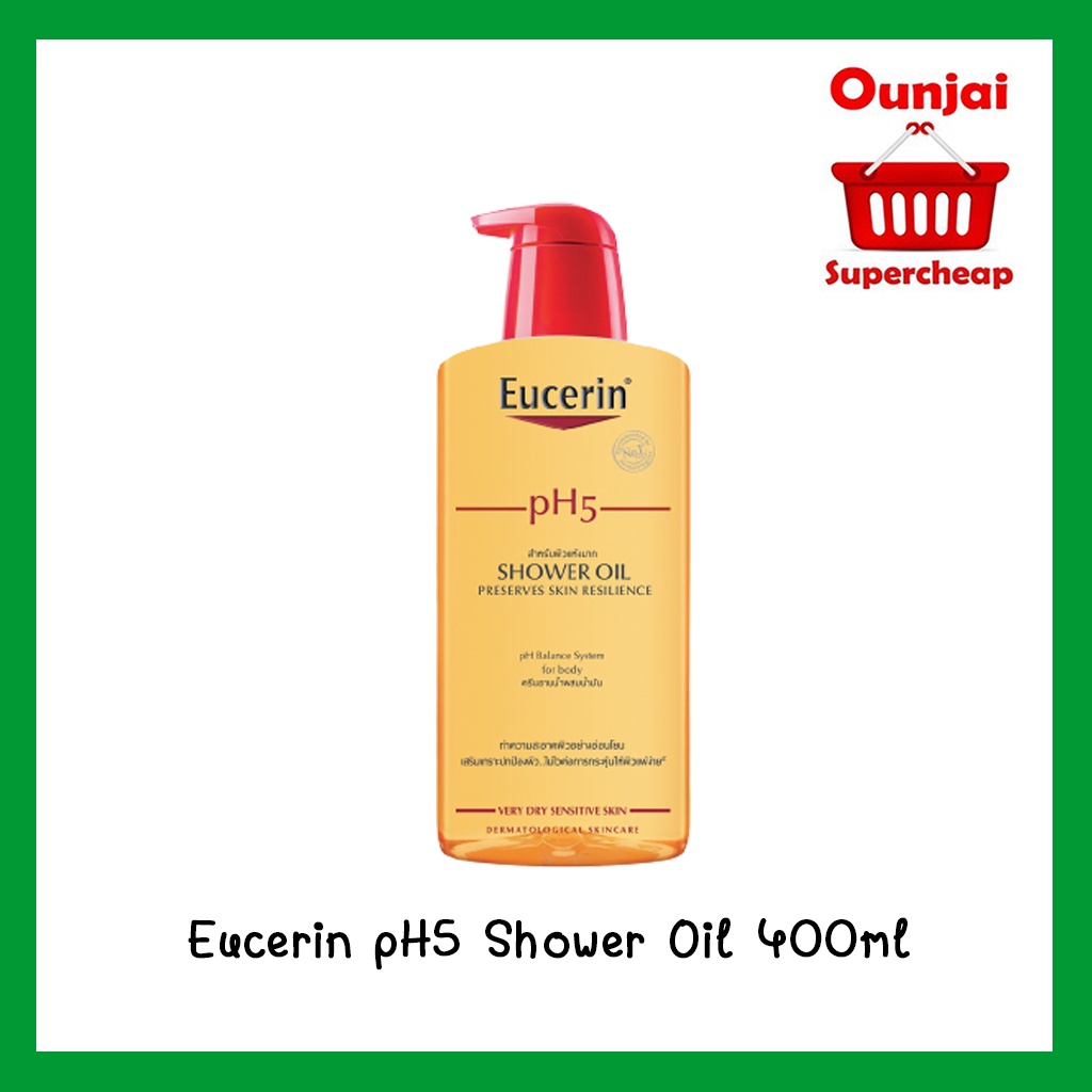 ยูเซอริน พีเอช5ชาวเวอร์ ออยล์ Eucerin Sensitive Skin pH5 Shower Oil For ...