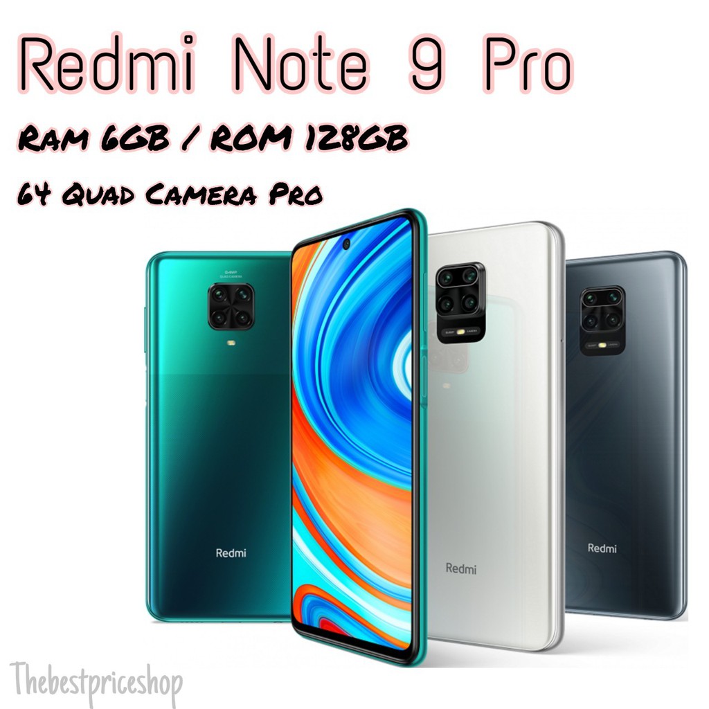 Xiaomi Redmi Note 9 Pro Ram 6 Rom 128 ประกันศูนย์ไทย 15 เดือน